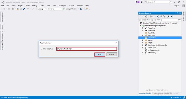 ASP.NET Web API Query String Parameter ASP.NET Web API Query String Parameter
